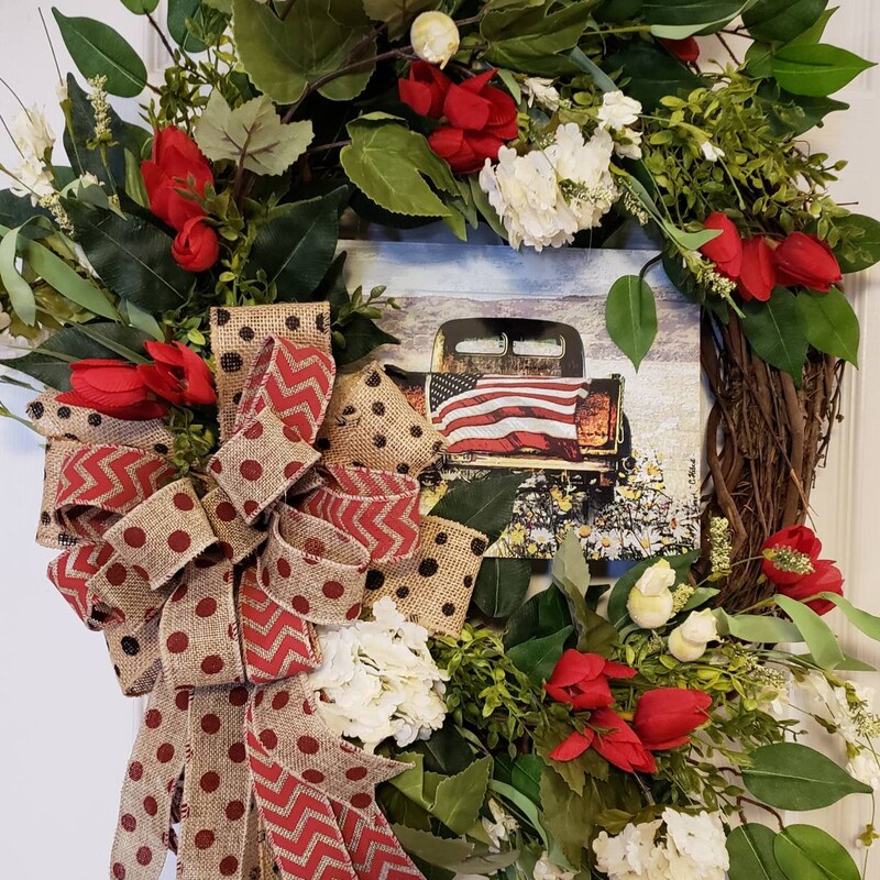 Americana Wreath - Etsy