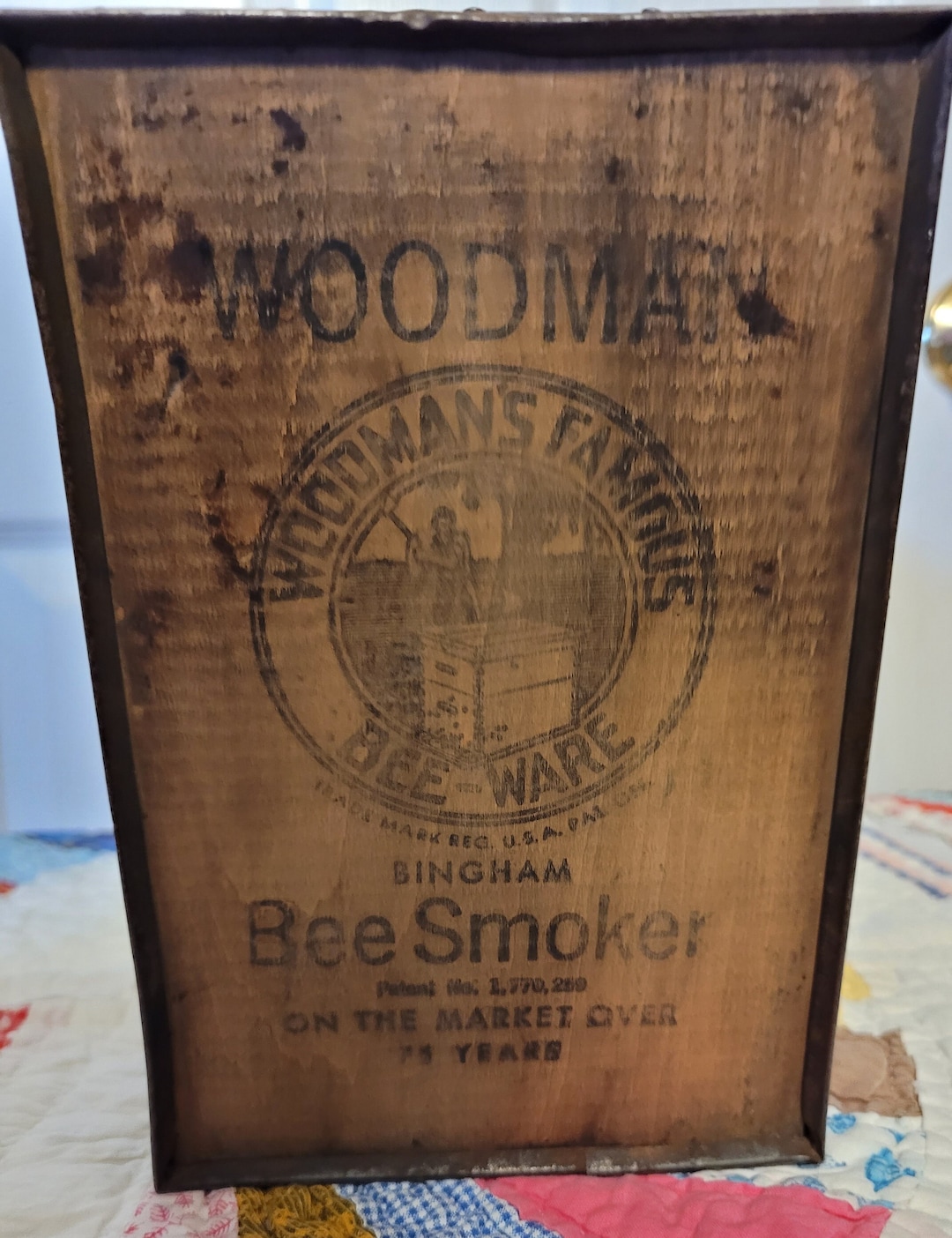 Bingham Woodsman Famous Bee Smoker. 1910 Famous Bee Smoker. A.G. Wood ...