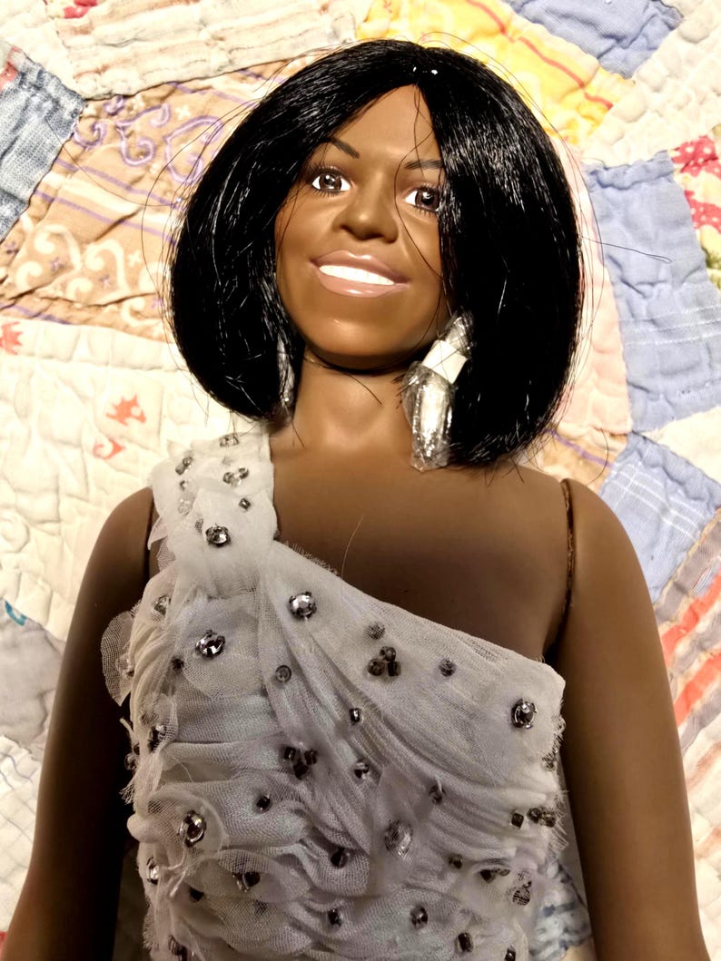 Michelle Obama Inaugural Ball Doll - Etsy