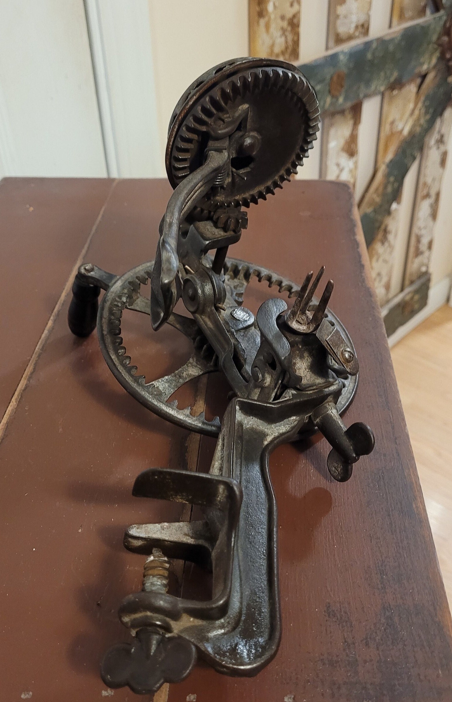 Antique Apple Peeler: Reading PA Hardware Co., Pat. 1872 Early American ...
