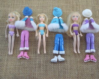 Vintage Polly Pocket Winter Wonderland Skiing Snow Set Lot Dolls D30 - Etsy