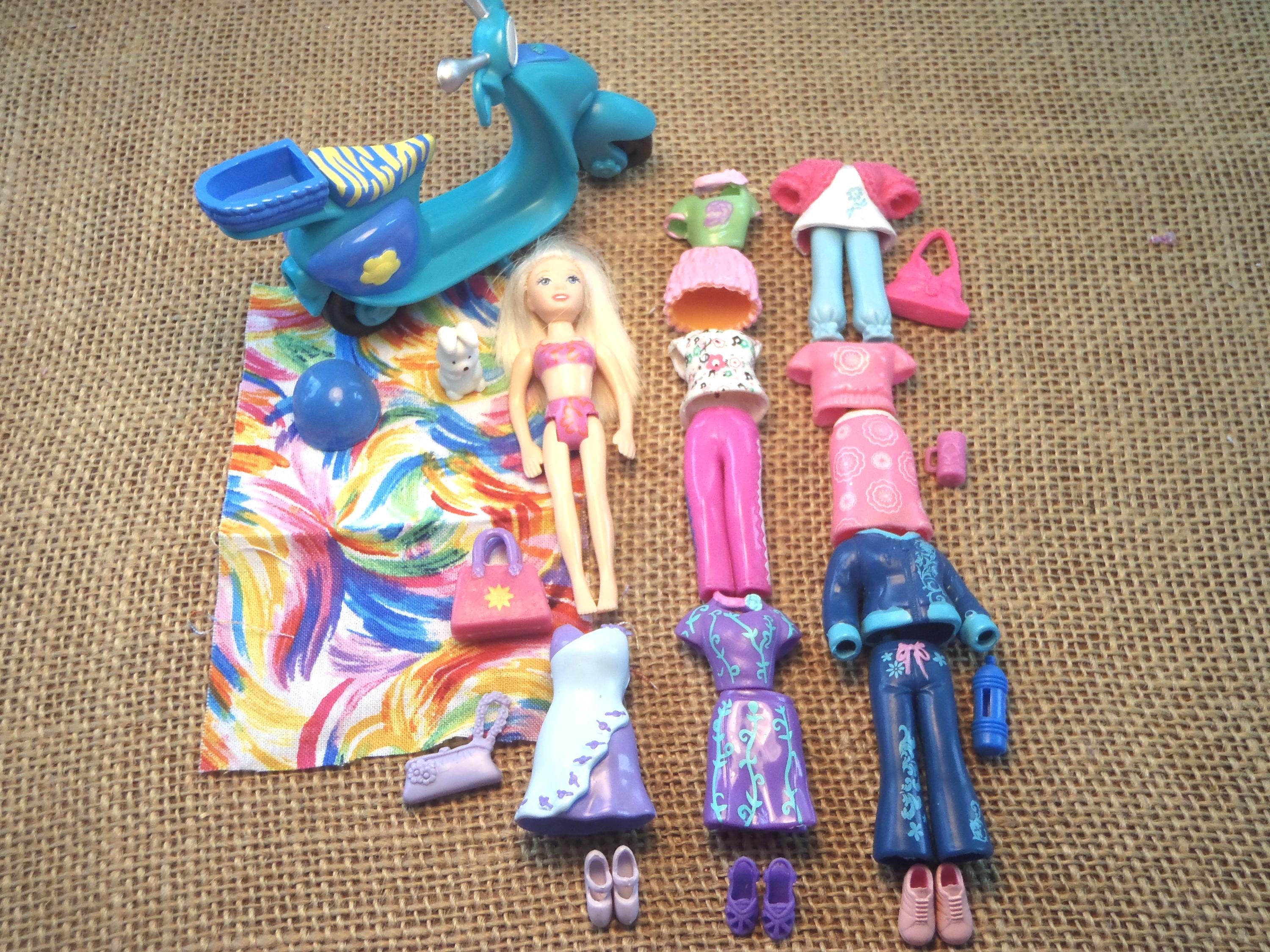 Vintage Polly Pocket Doll Flower Power Outfits Shoes Pet Lot Clothes A63 Etsy Australia