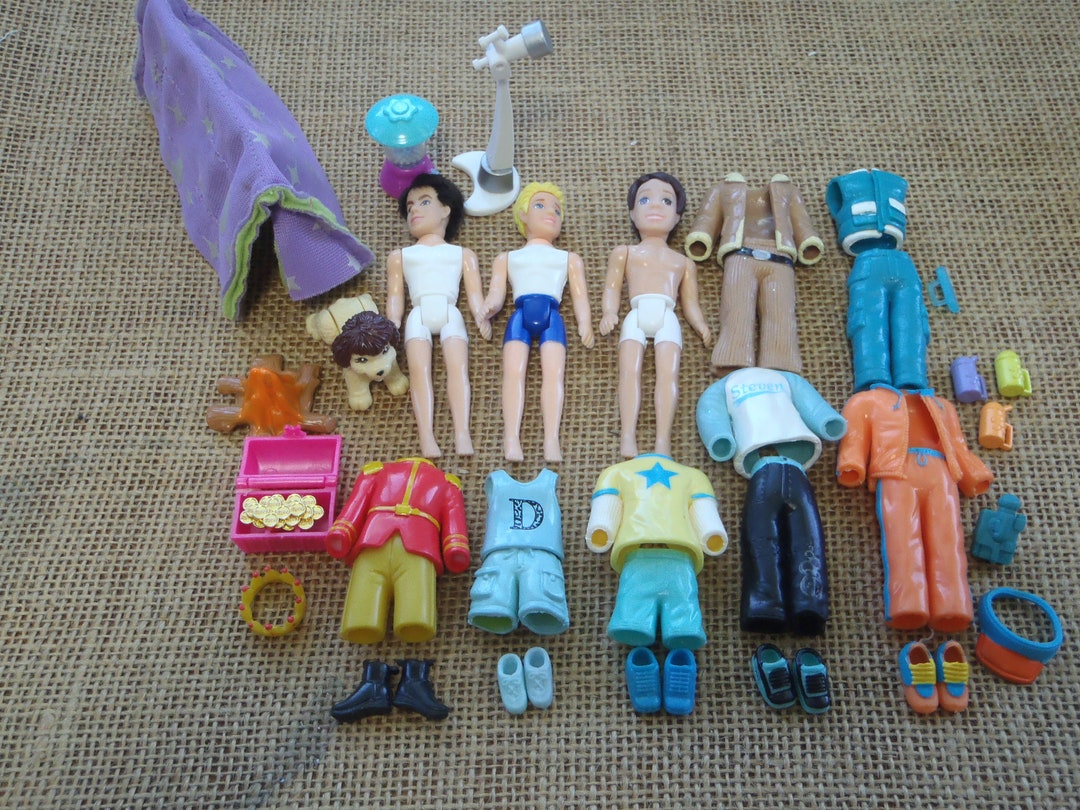 Vintage Polly Pocket Boy Dolls Outfits Shoes Pet Lot Clothes - Etsy
