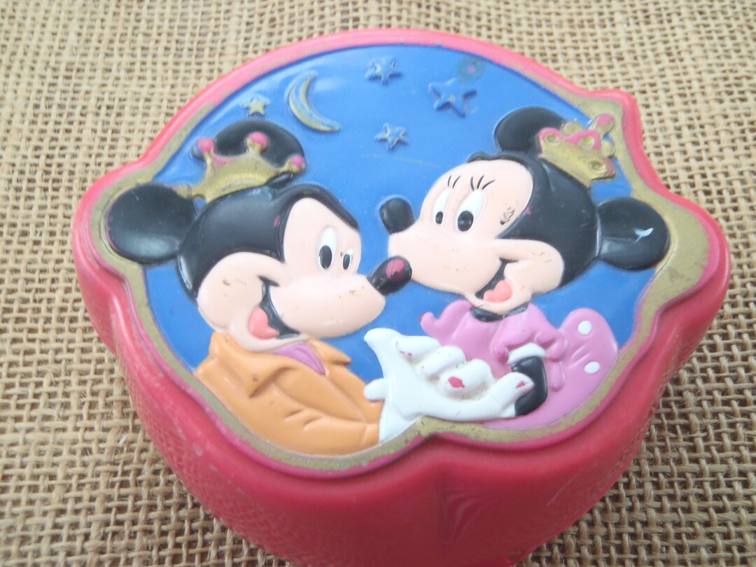 Vintage Bluebird Polly Pocket 1995 Mickey Minnie Mouse Playcase ONLY ...