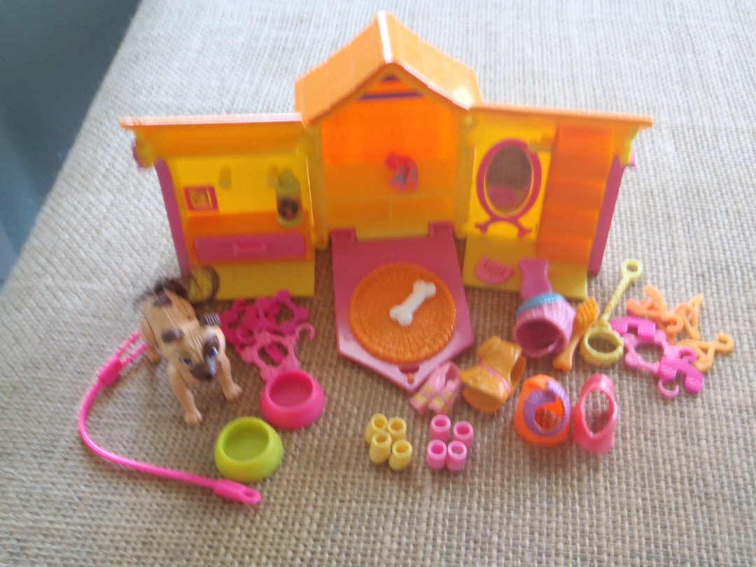 Vintage Polly Pocket Orange Yellow Dog House Pet Set Doll Lot 5 - Etsy