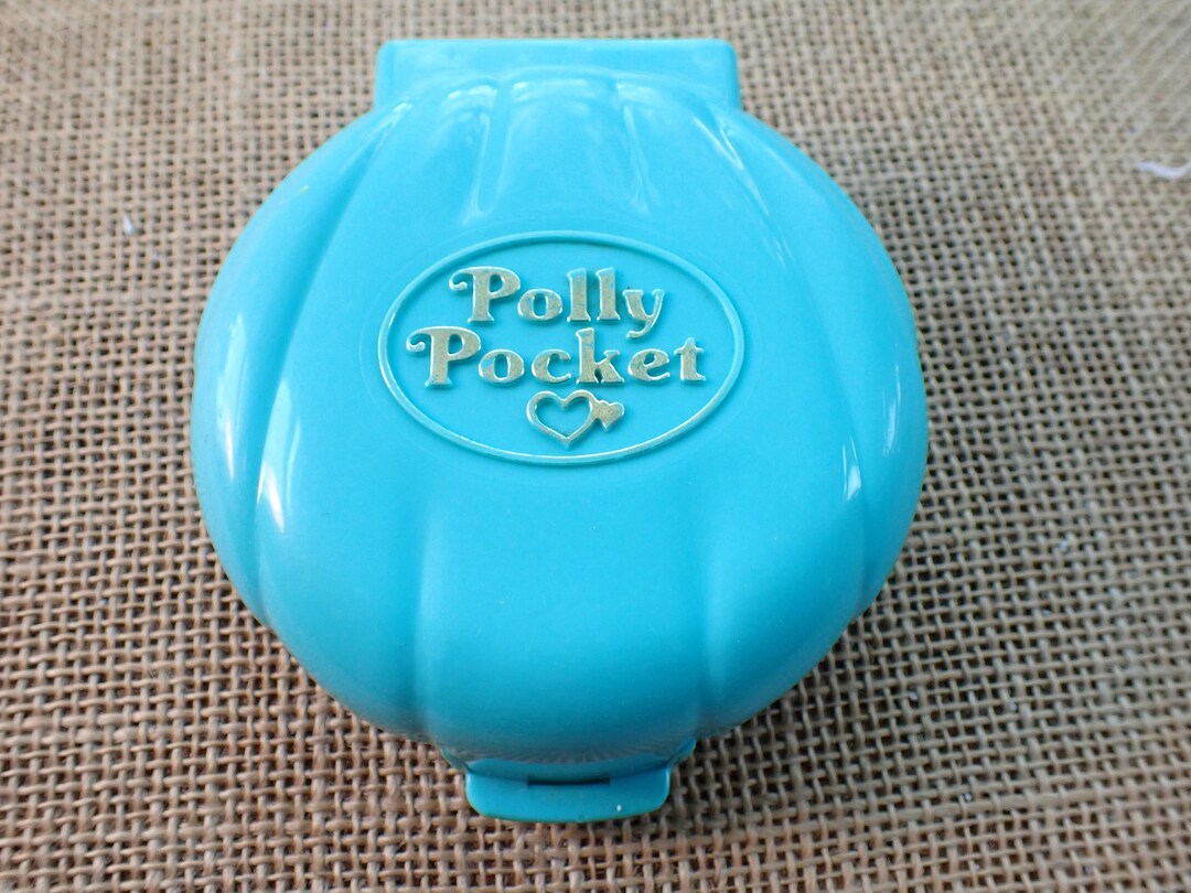 Vintage Bluebird Polly Pocket 1989 Beach Party Compact ONLY - No ...