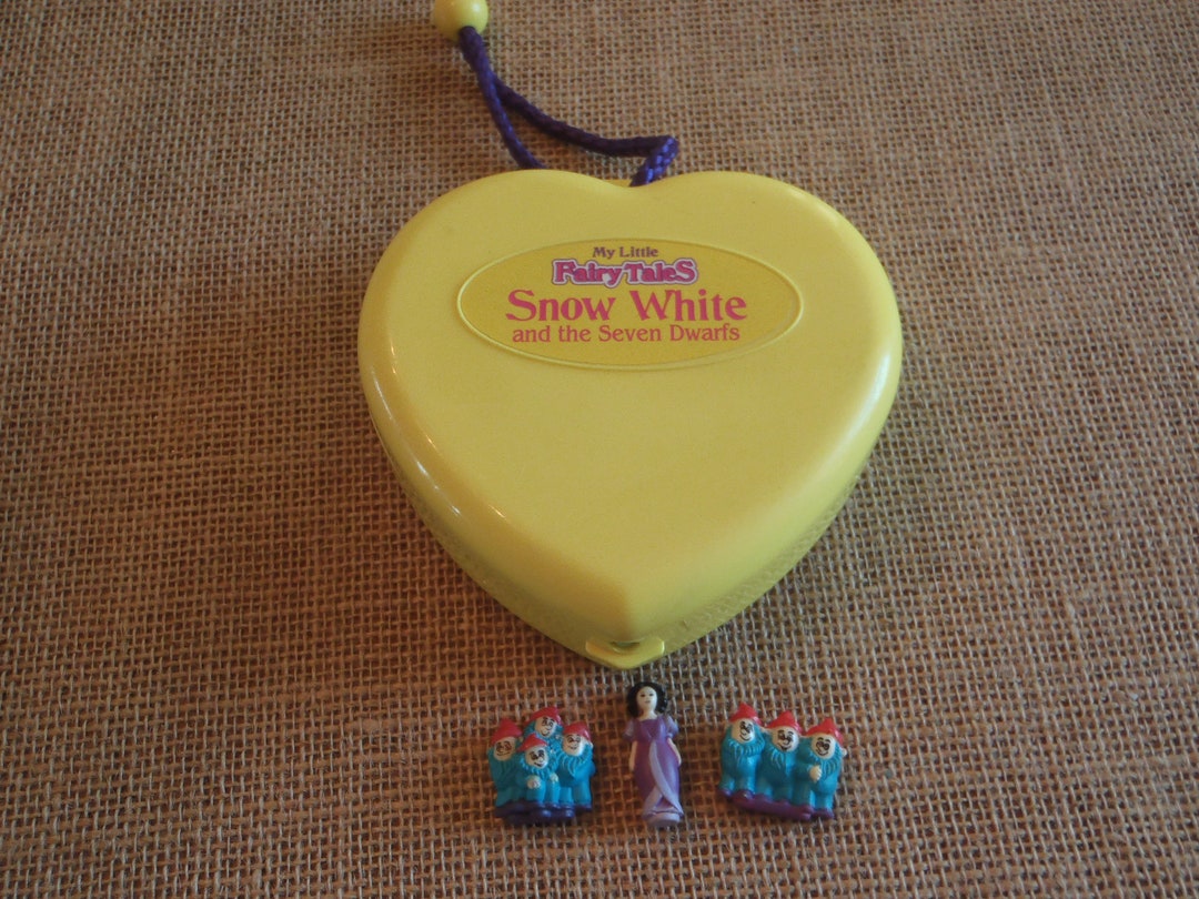Vintage My Little Fairy Tales Snow White & the Seven Dwarfs Playset ...