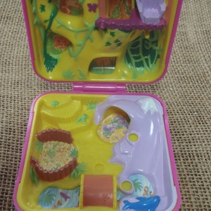 Vintage Bluebird Polly Pocket 1989 Wild World Zoo Compact - Complete - Etsy