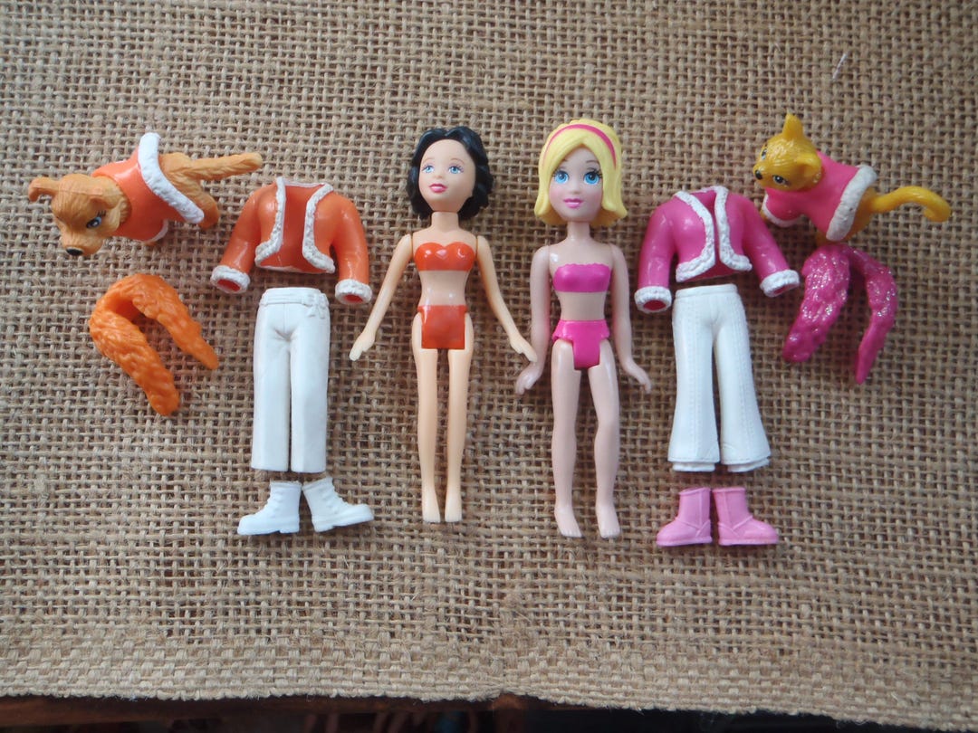 Vintage Polly Pocket Winter Wonderland Skiing Snow Set Lot Dolls J74 - Etsy