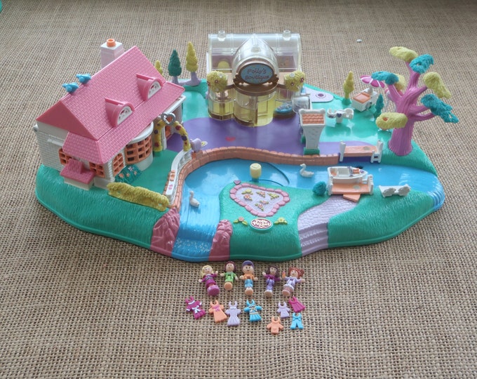 Bluebird Polly Pocket 1996 Magical Movin Moving Pollyville Set - Etsy
