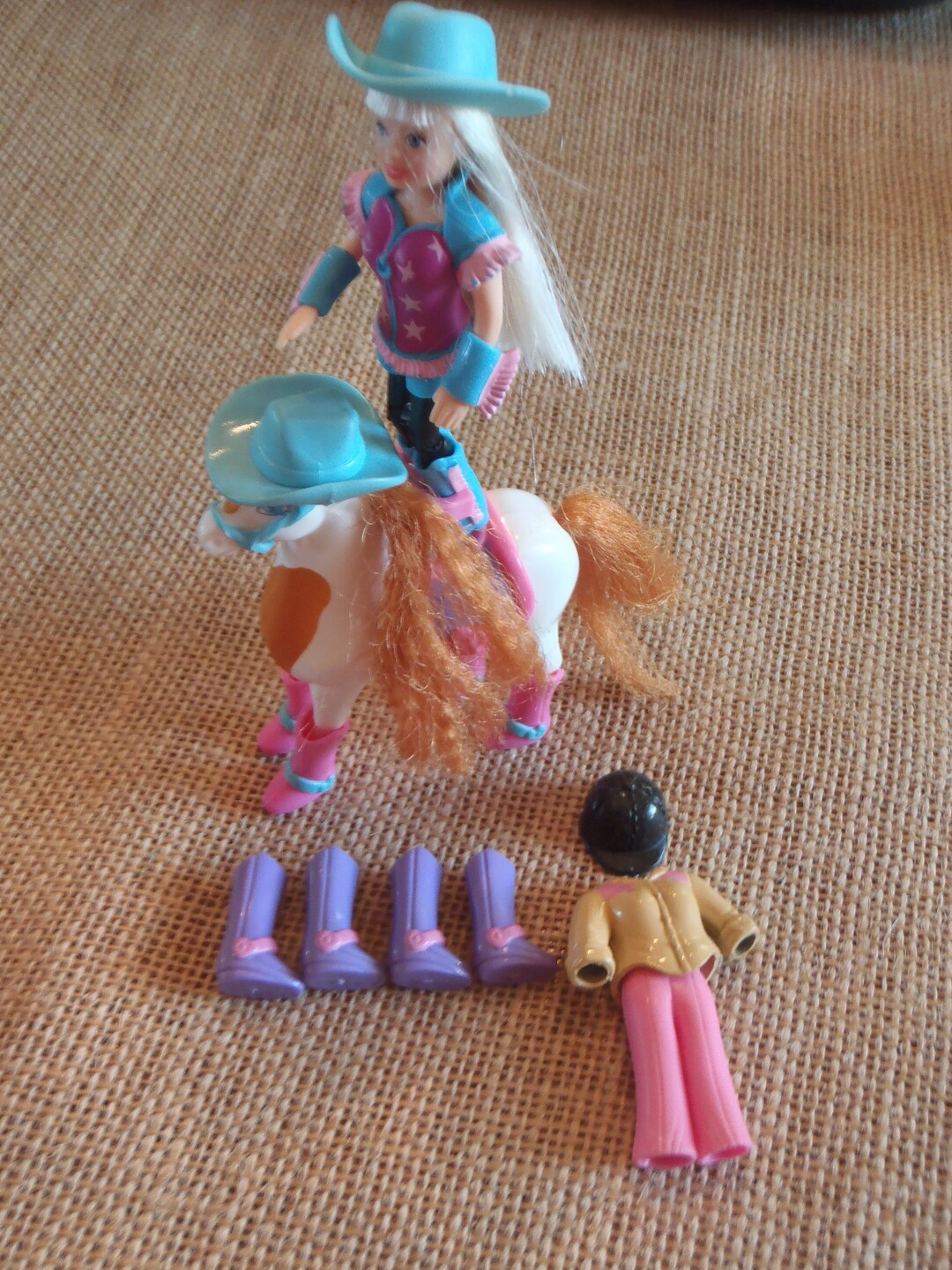 Vintage Polly Pocket Horse Trick Riding Girl Set Doll Lot J54 - Etsy