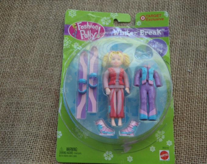 Vintage Polly Pocket 2002 Winter Break Skiing Polly Target Excl.doll ...
