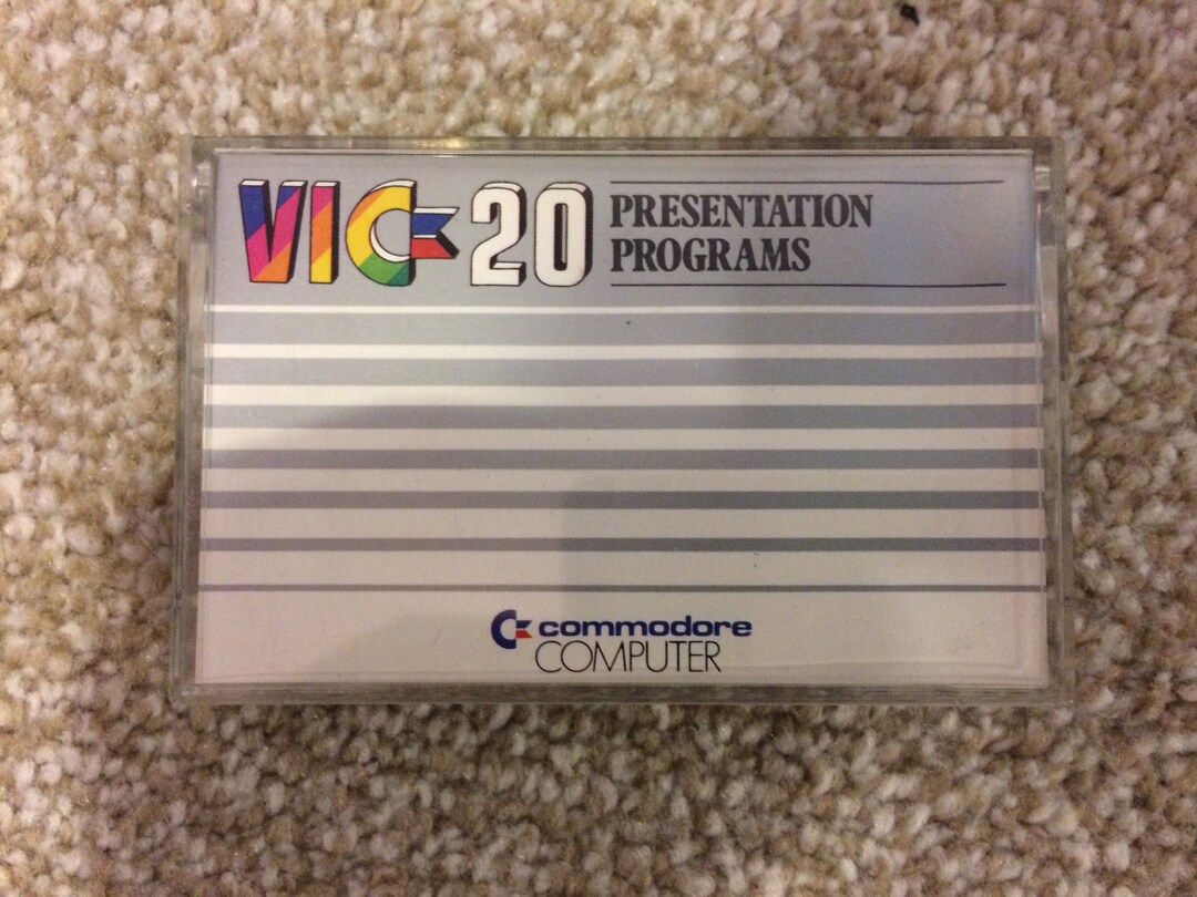 Commodore Vic 20 Games & Presentation Programs Cassette - Etsy