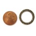 Brass Vintage Design 20mm Textured Ring , Made in the USA - Etsy