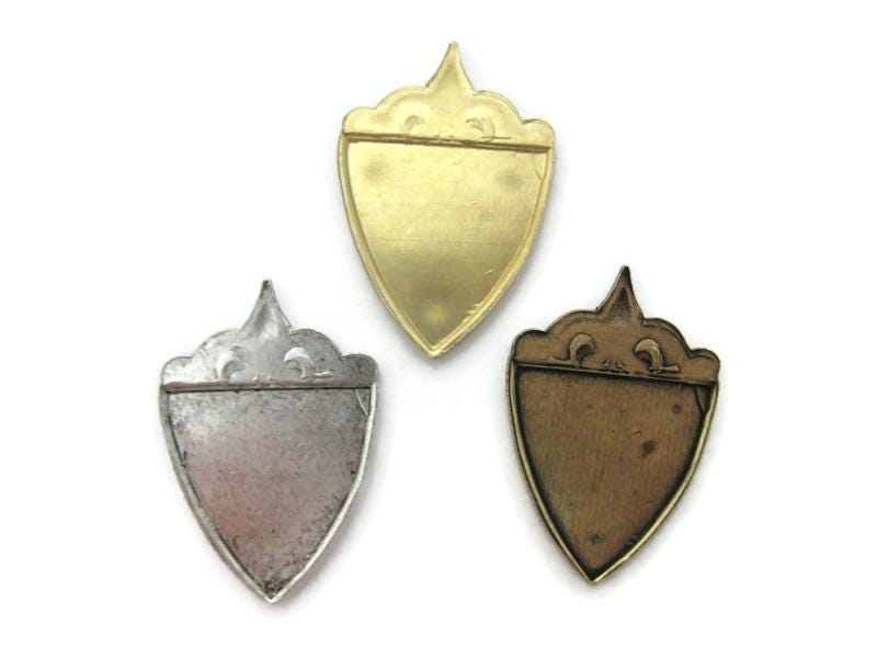 Brass Vintage Design Medieval Heavy Bolted Shield , Made in the USA - Etsy