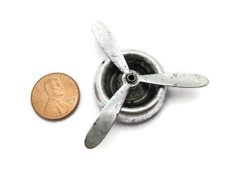 Brass Retro Design Large Spinning Propeller Made in the USA - Etsy