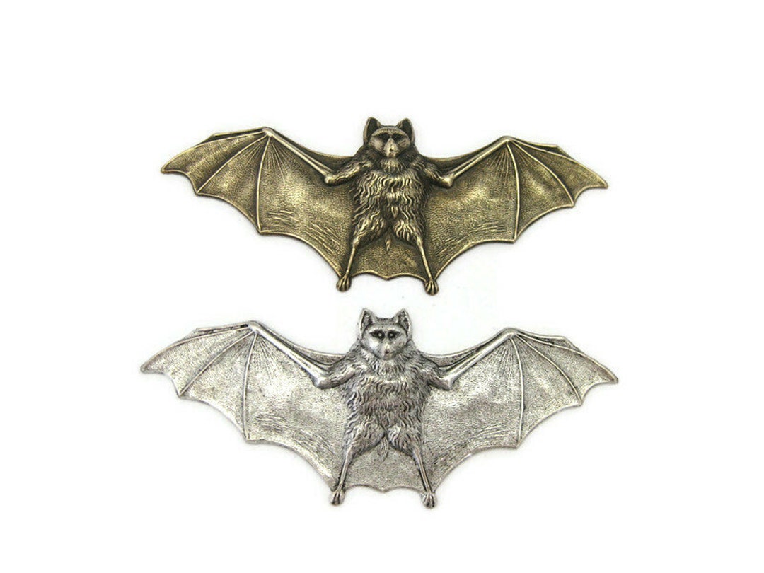Brass Vintage Design Large Flying Bat , Made in the USA - Etsy