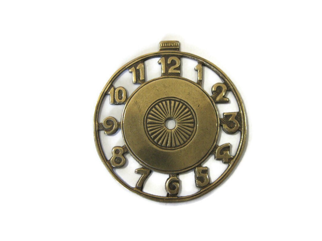 Brass Openwork Clock Face , Made in the USA - Etsy
