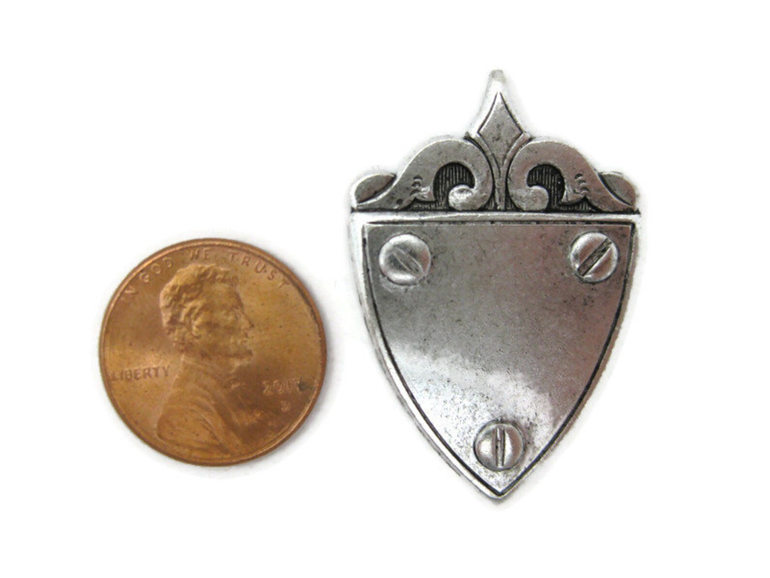 Brass Vintage Design Medieval Heavy Bolted Shield Made in - Etsy