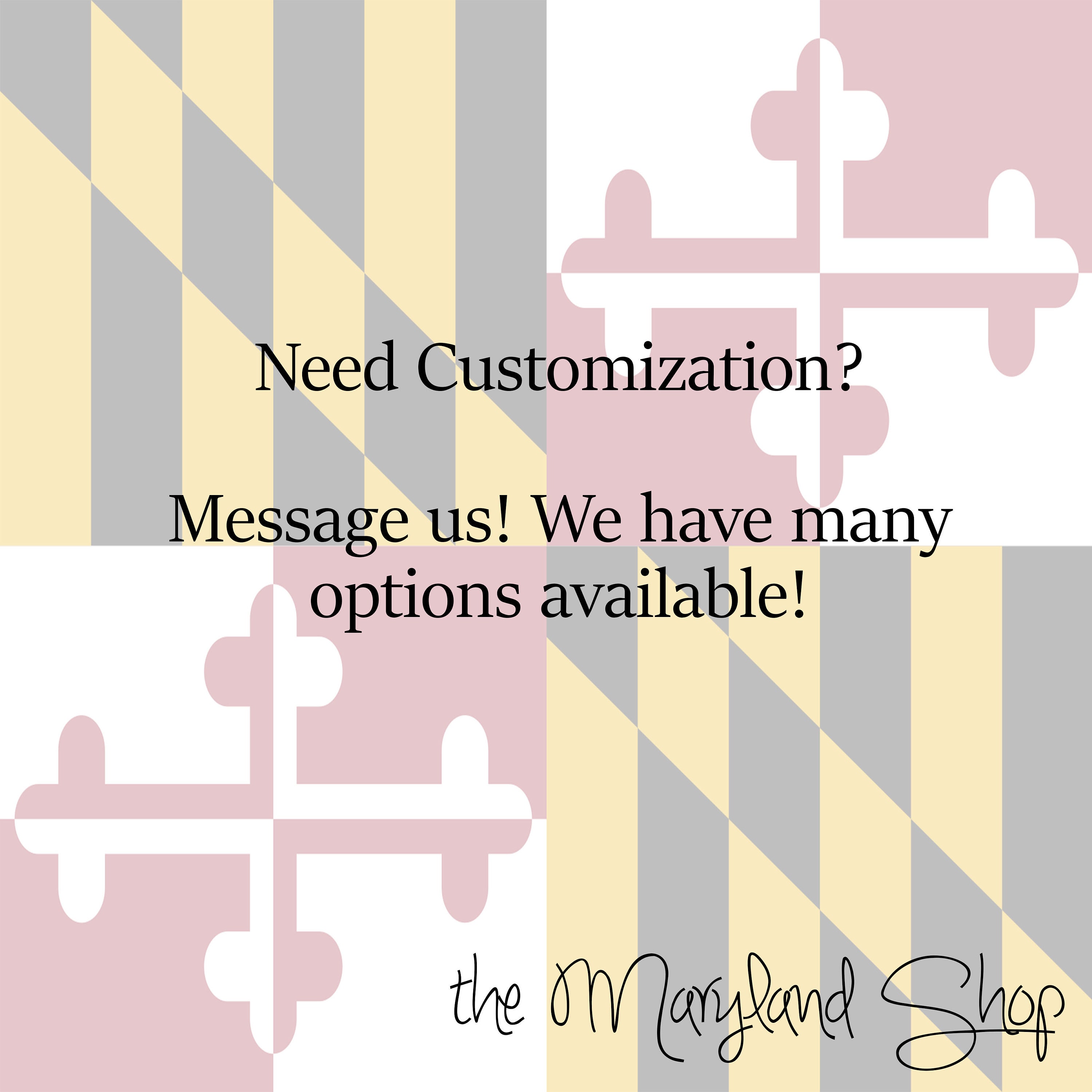 Maryland Wedding Table Numbers, Printable Table Numbers - Etsy