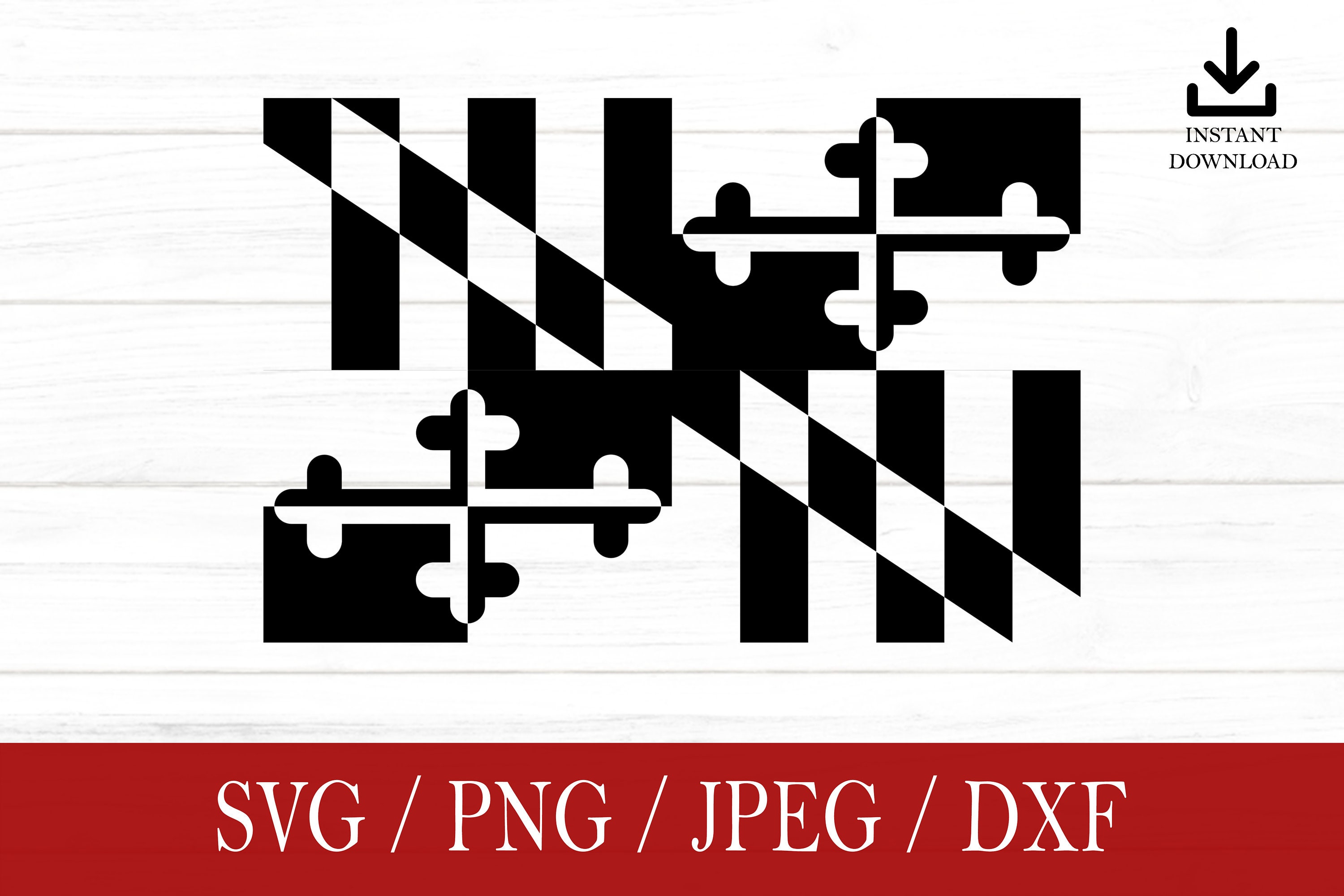 Maryland Svg, Maryland Flag Svg, Svg, Png, Dxf, Jpeg, Digital Download ...