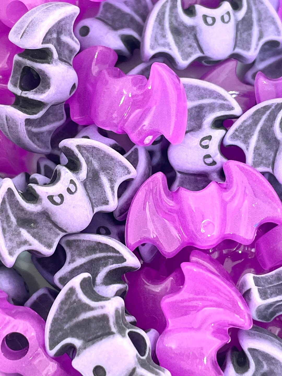 Halloween Bat Charm, Bat Decor for Kawaii Goth Jewelry, Bat Charms for ...