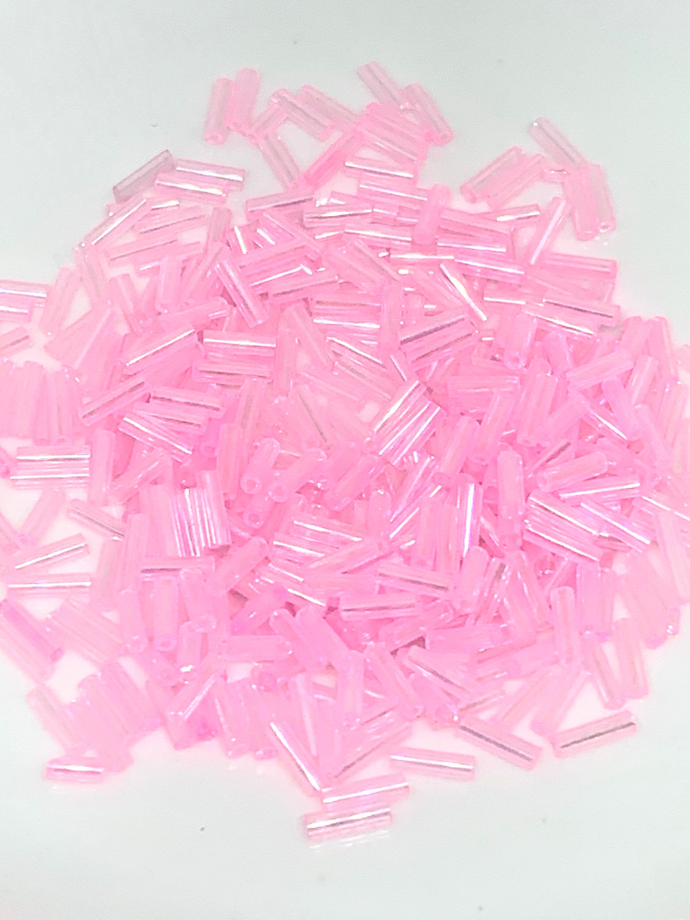 Baby Pink Sprinkle Candy Spacer Beads 400 Pc Set - Etsy