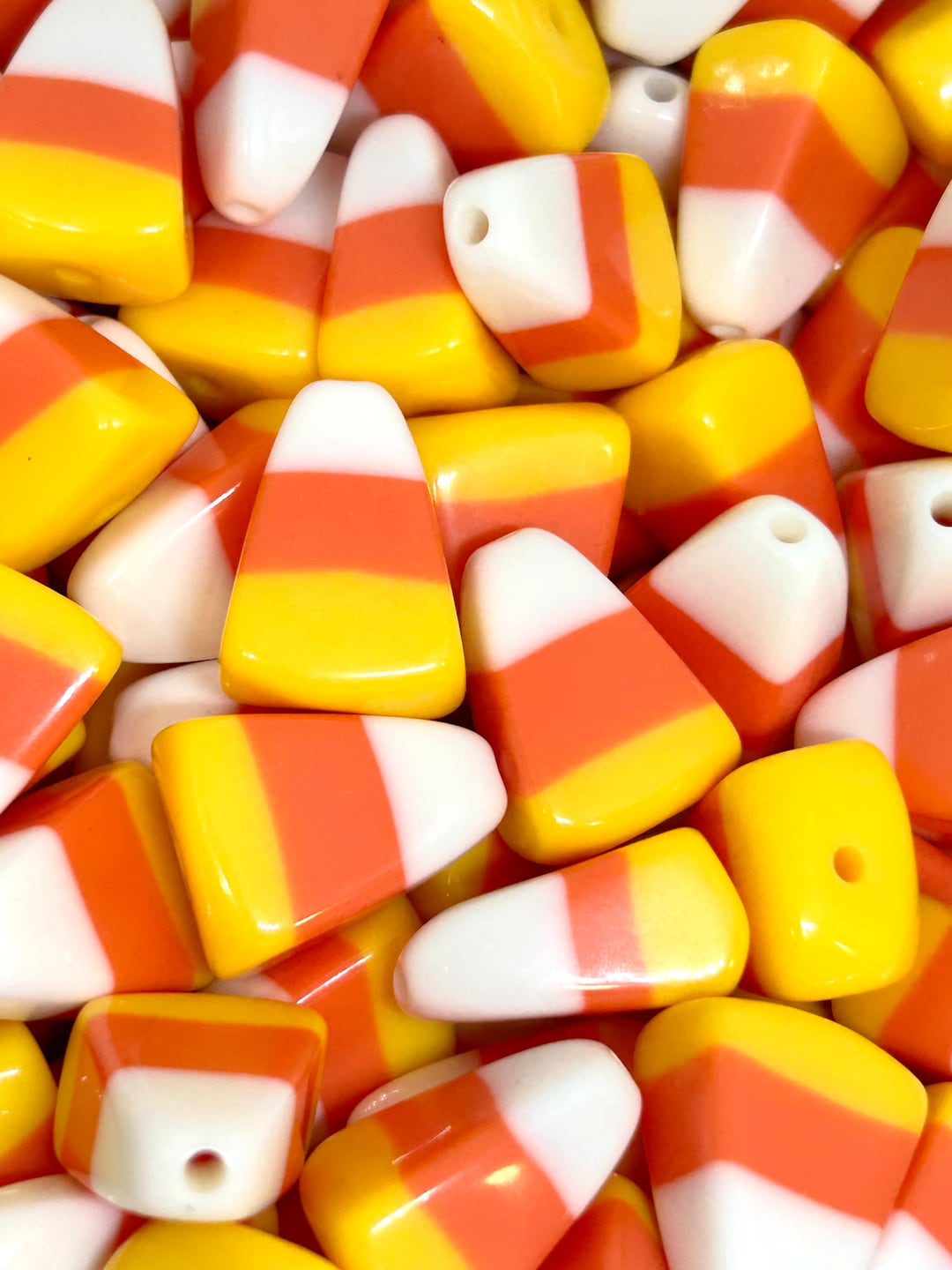 Cute Halloween Candy Corn Beads - Etsy