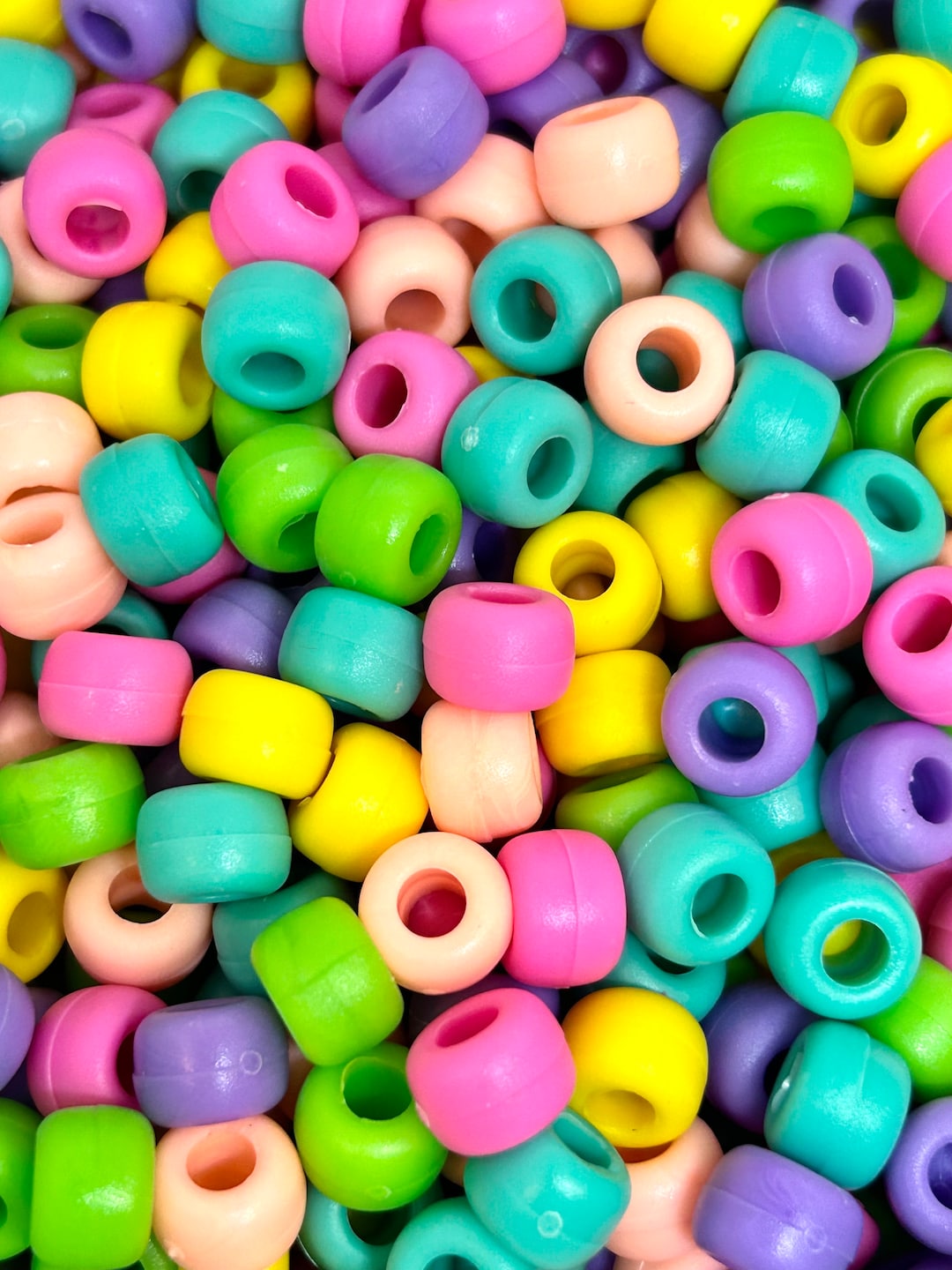 Sweet Candy Matte Barrel Bead Mix, Kandi Beads - Etsy