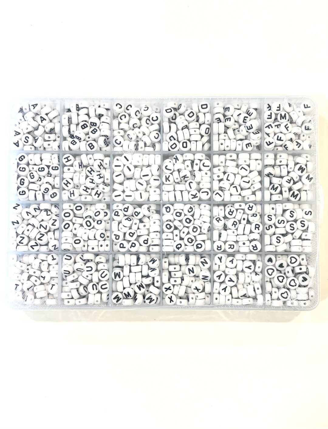 Alphabet Letter Bead Kit for Word and Name Jewelry, Bead Set - Etsy