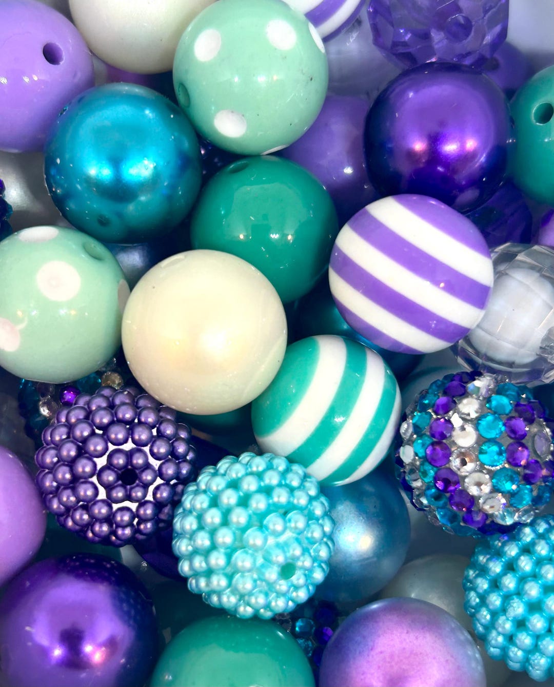 20mm Mermaid Dreams Bead Mix, Chunky Mermaid-themed Beads, Jewelry ...