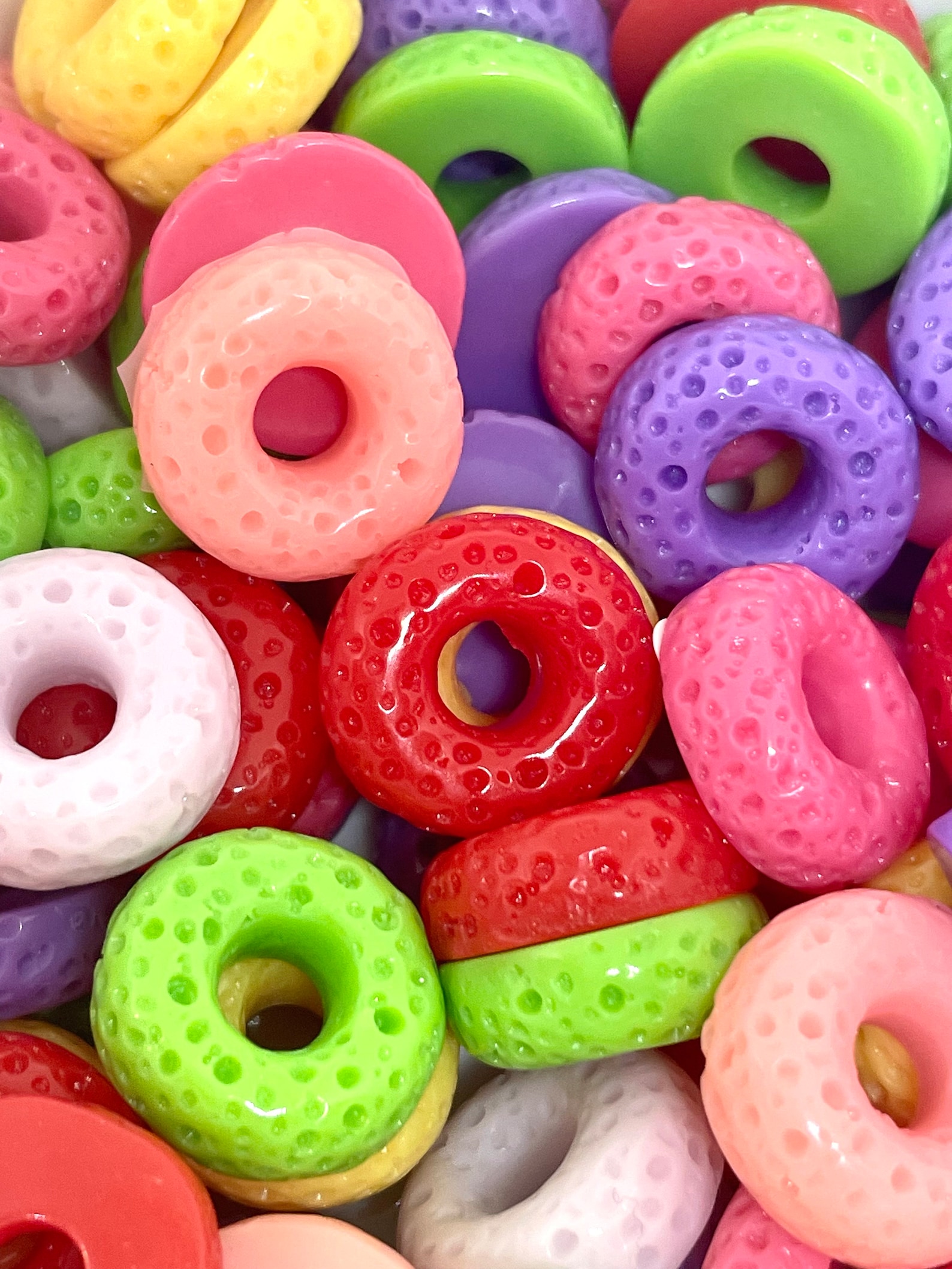 Kawaii Fruit Loop Themed Cereal Cabochons Slime Toppings - Etsy