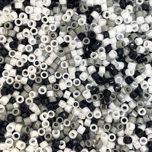 2mm Tiny Modern Mix of Miyuki Seed Beads, Glass Bead Set, Mini Beads ...