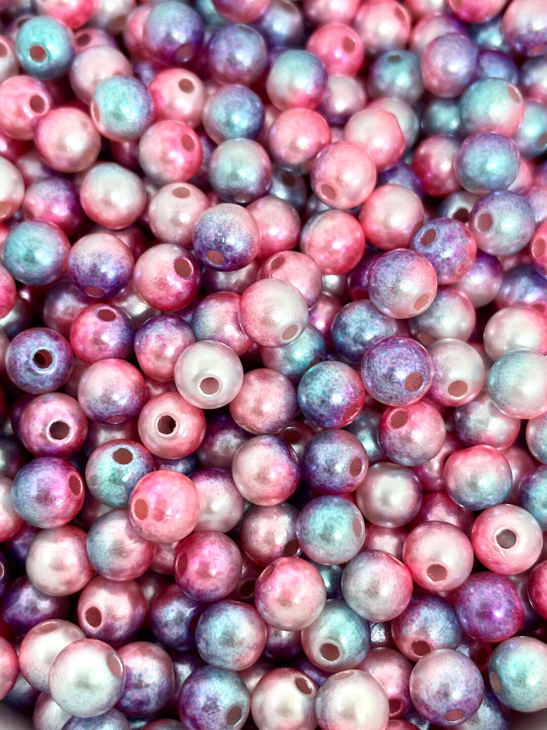 Unicorn Beads for Jewelry Making, Cute Ombre Beads for Bracelet, Unique ...