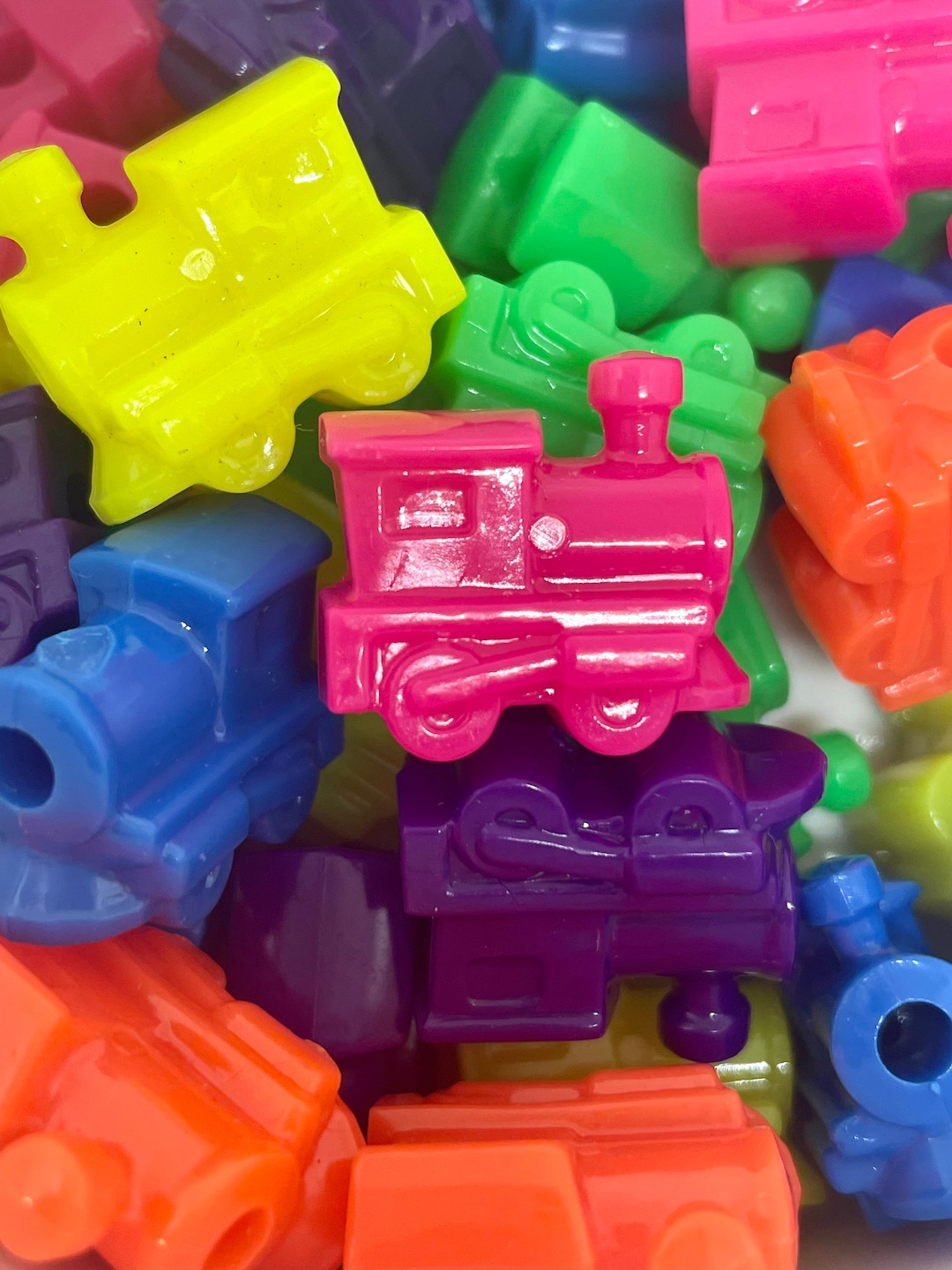 Neon Train Bead Set for Jewelry Making, Crafting, Bead Party, Train ...