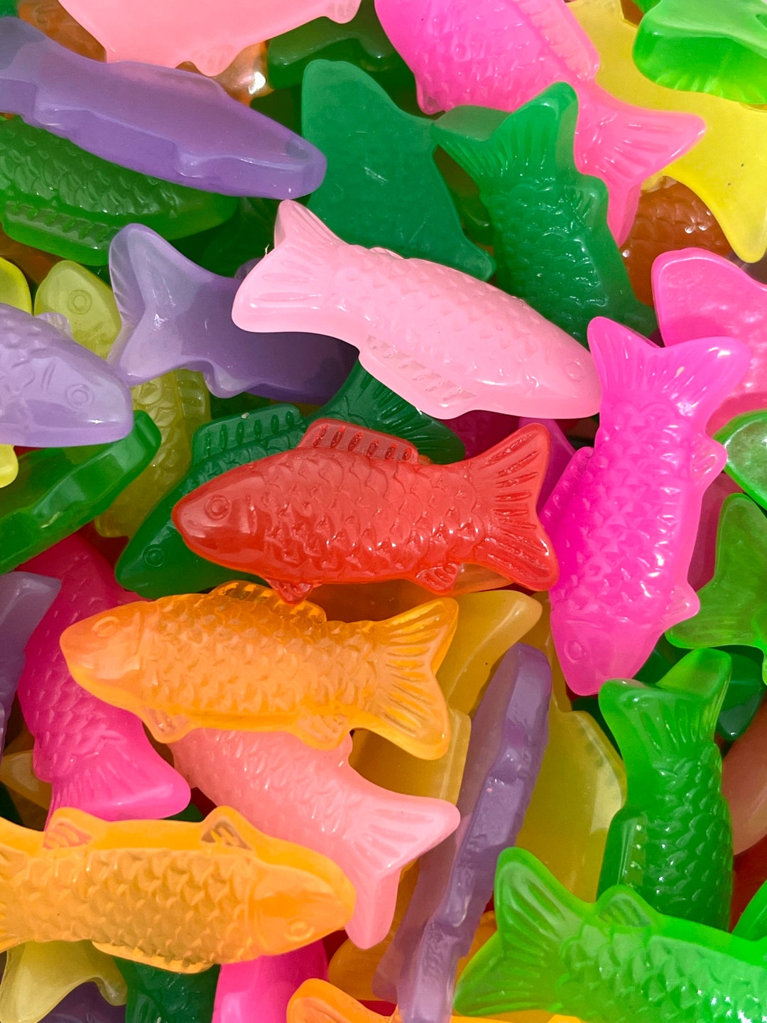 Fake Candy Mini Swedish Fish Mix, Slime Toppings, Filler, Fake Food ...