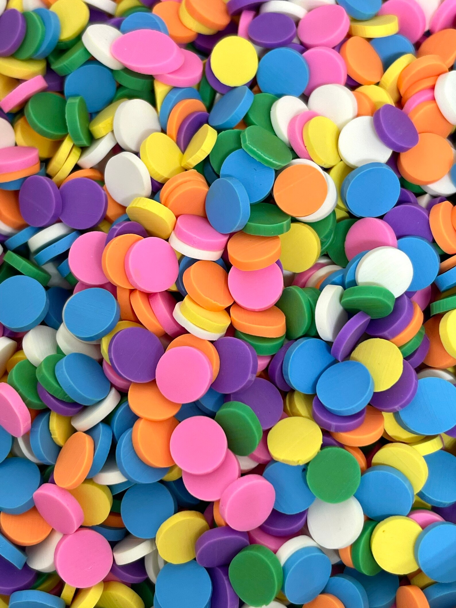 Pastel Fake Candy Quins Fake Sprinkles for Slime Round - Etsy