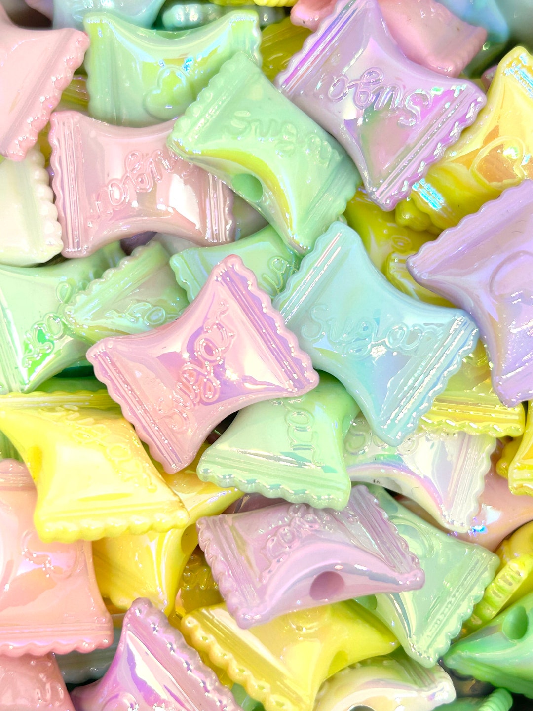 Sweet Candy Pastel Beads Mix - DIY Delights - Etsy