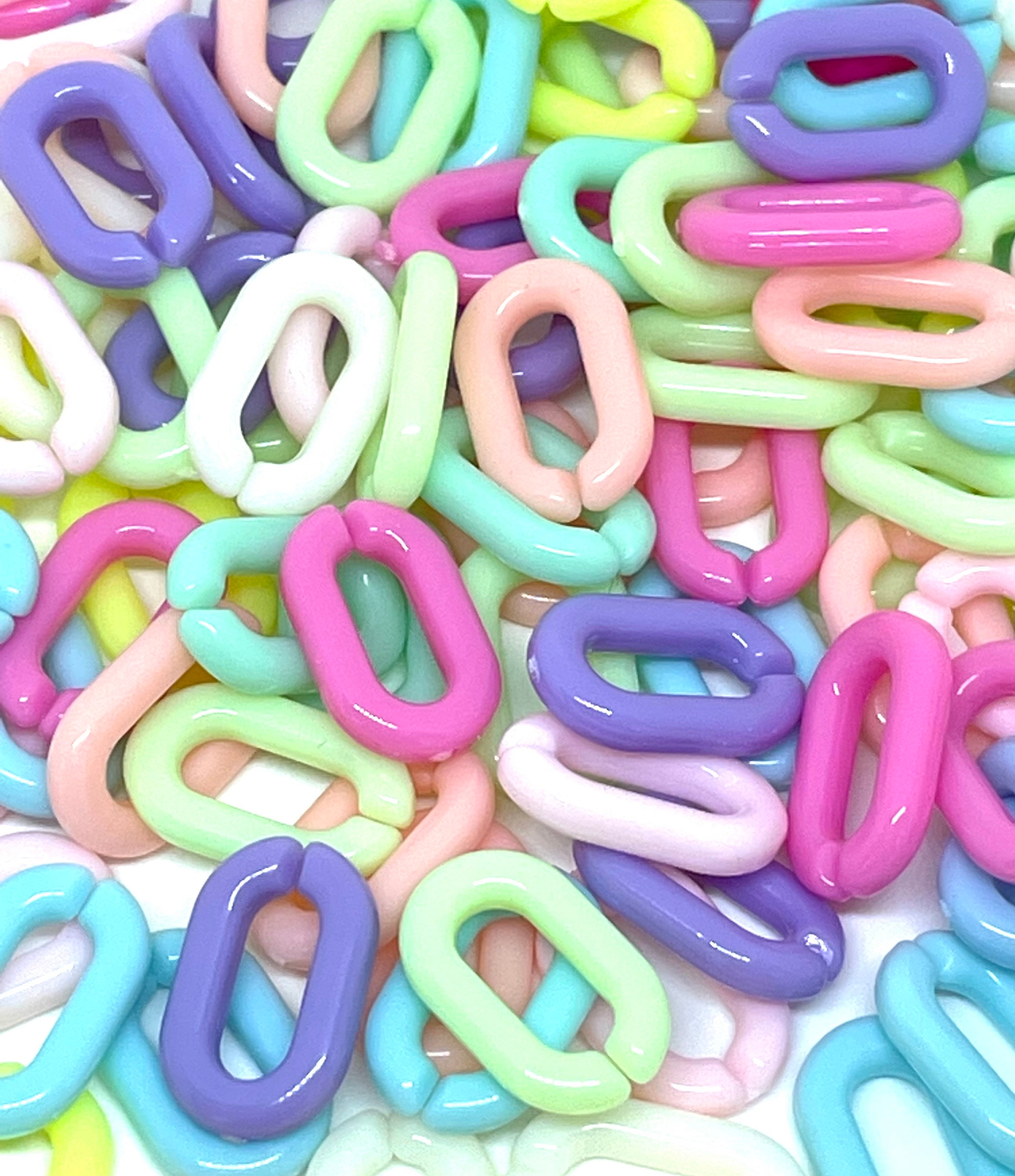 Pastel Chain Link Bracelet Sets DIY Jewelry Chainlink | Etsy