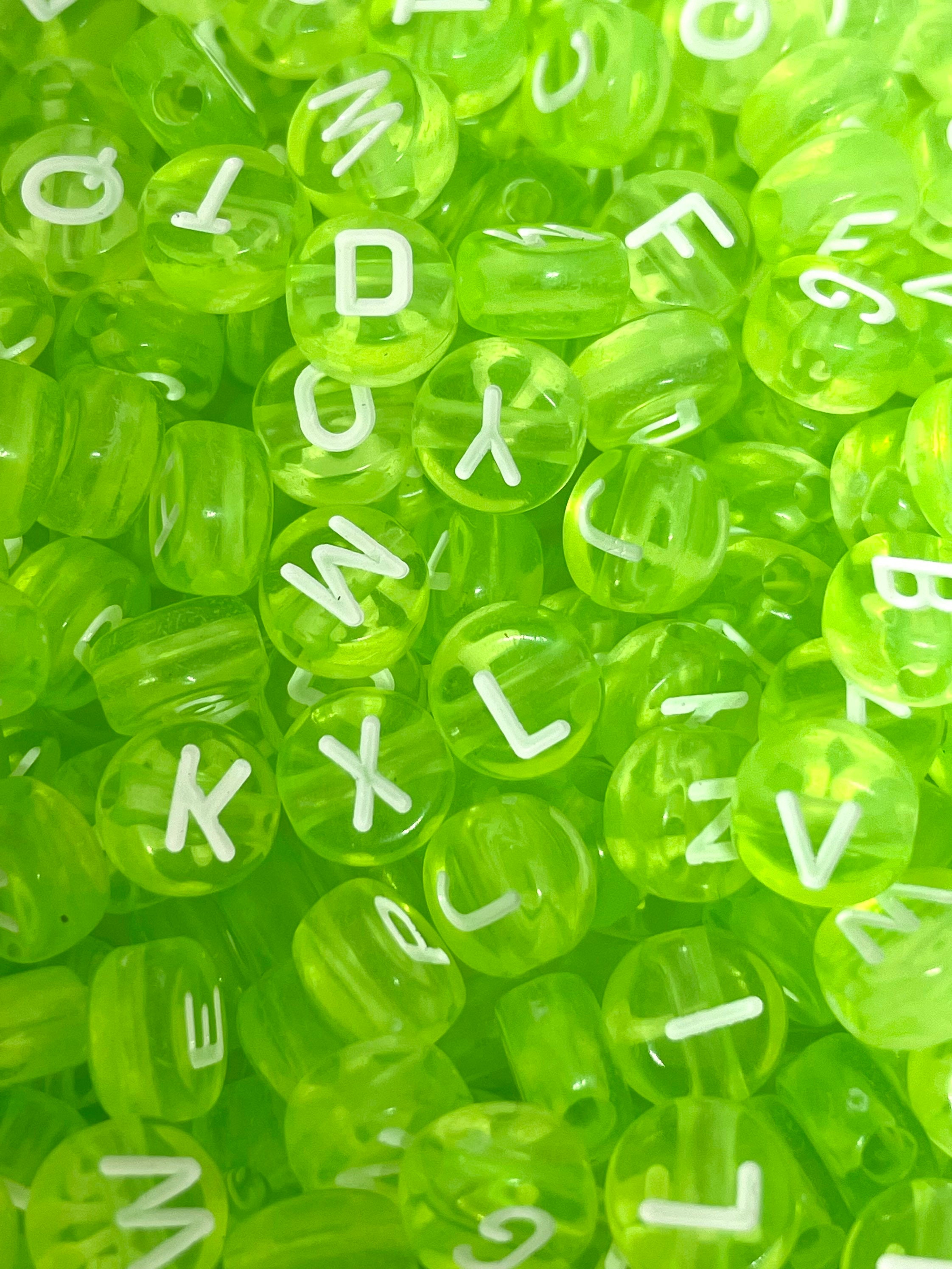 Lime Green Letter A