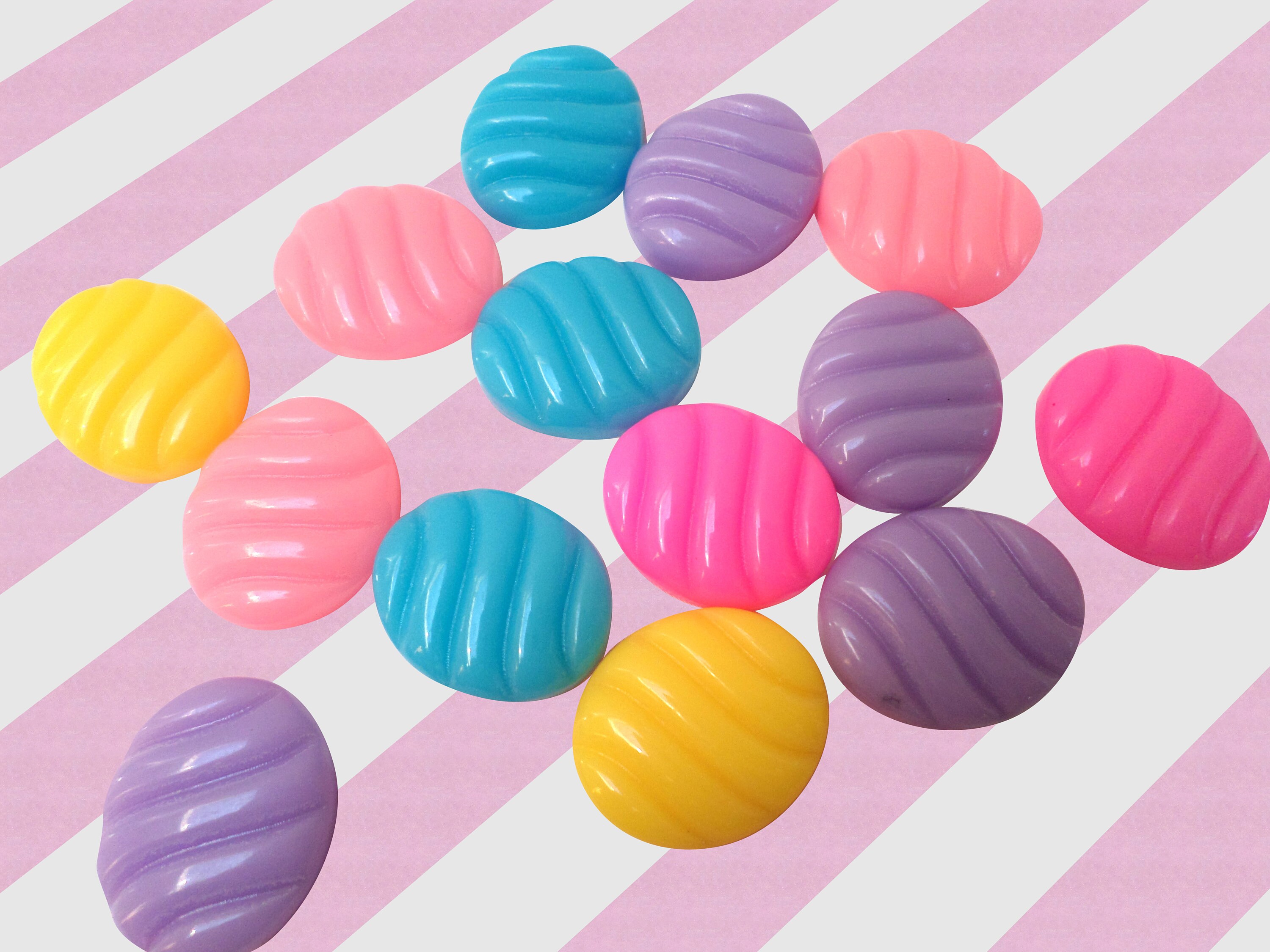 Cute Pastel Hard Candy Decoden Cabochons 5pc set of cabs | Etsy