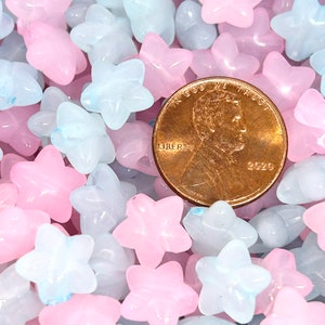 Translucent Cotton Candy Themed Star Bead Mix, Star Shaped Beads - Etsy