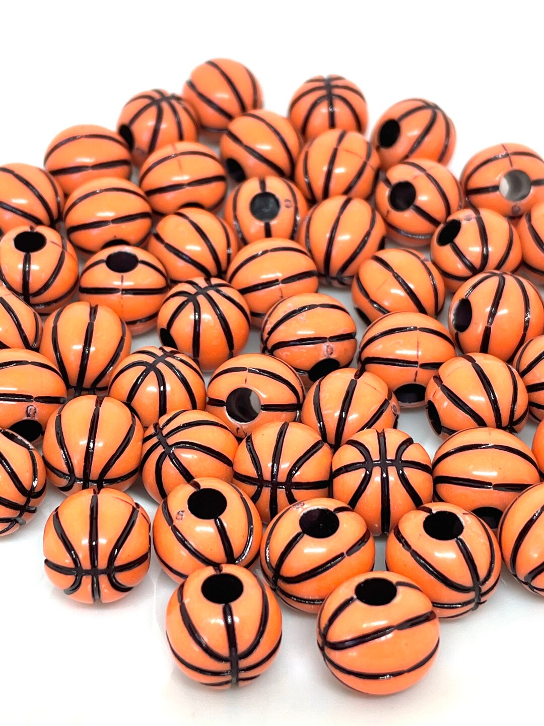 Basketball Beads, Sports Beads, DIY Jewelry, Kawaii Supplies, Cute ...