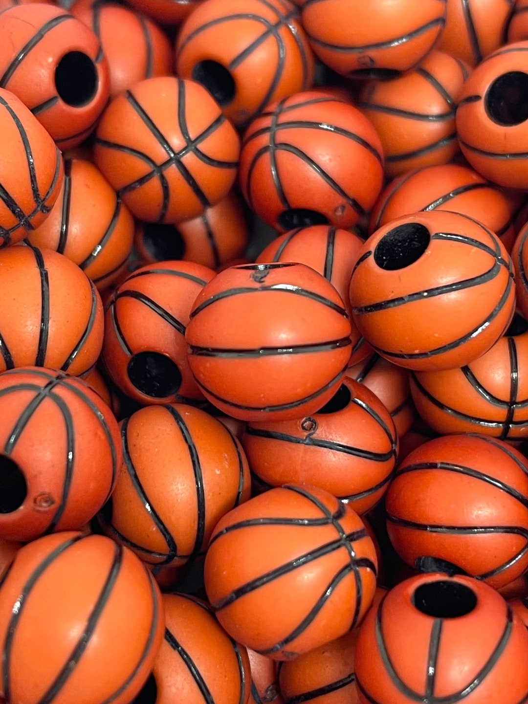 Basketball Beads for Jewelry Making, Basketball Jewelry, Basketball ...