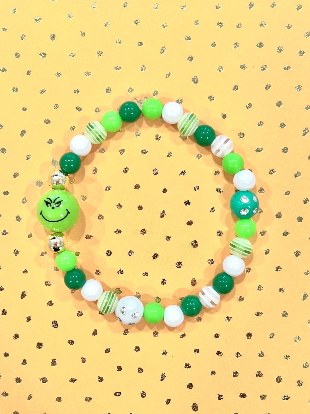 DIY Christmas Grinch Bracelet Kit - Etsy