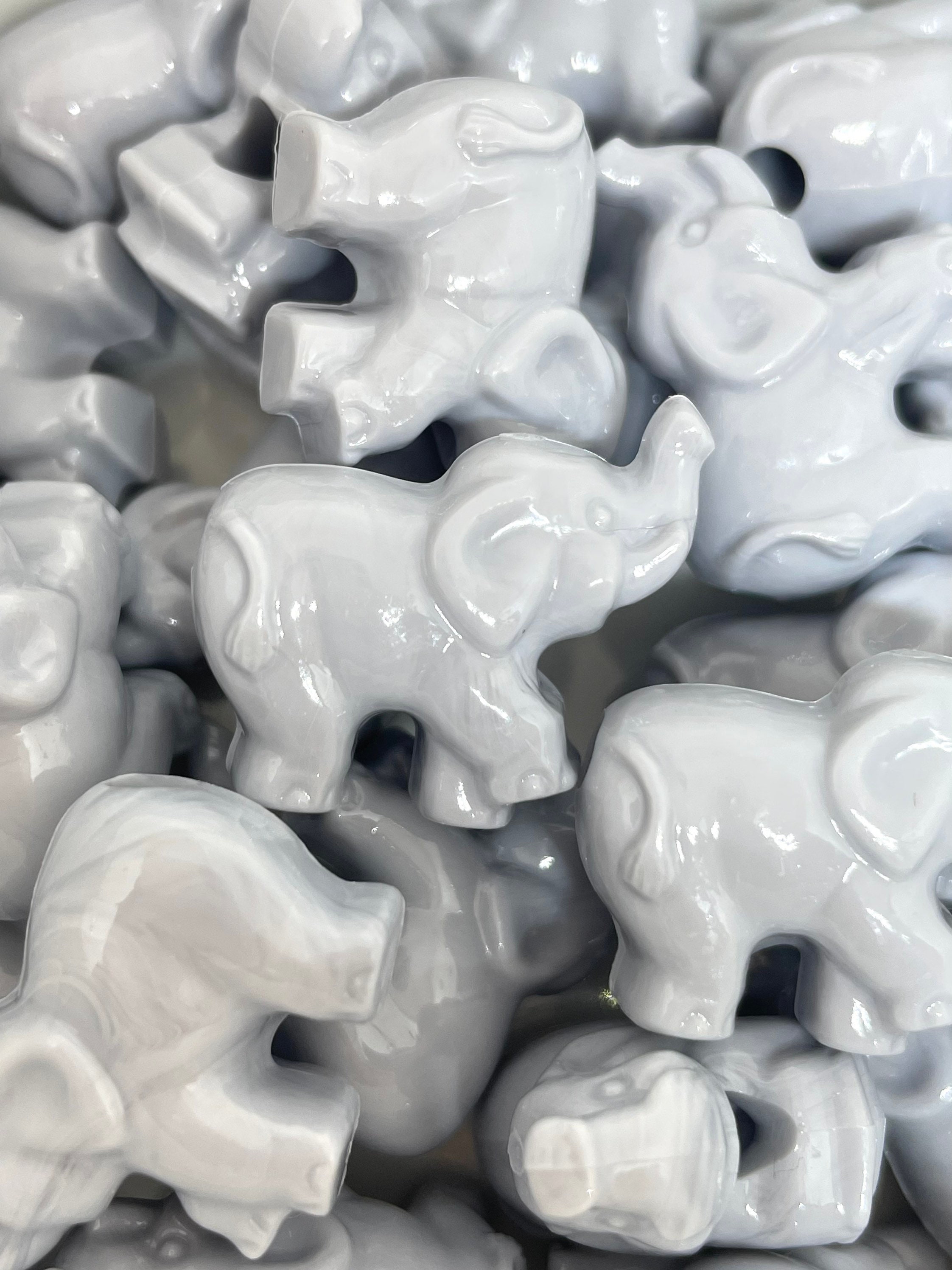 Elephant Beads for Jewelry Making Lucky Elephant Charm - Etsy