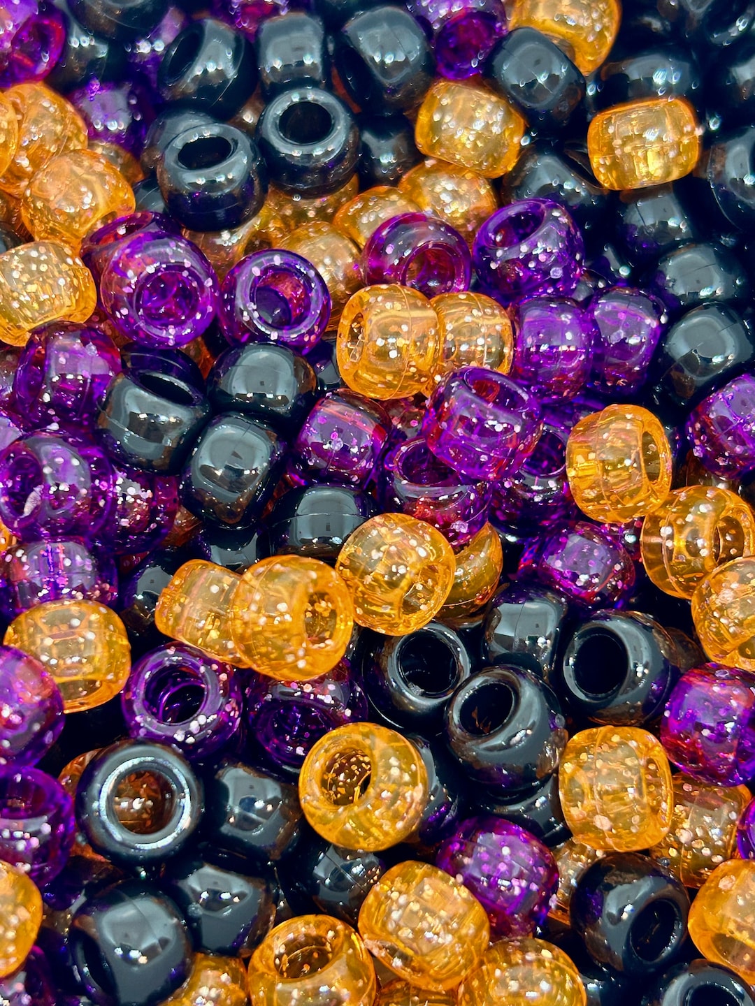 Midnight Magic Bead Mix, Halloween Pony Beads - Etsy