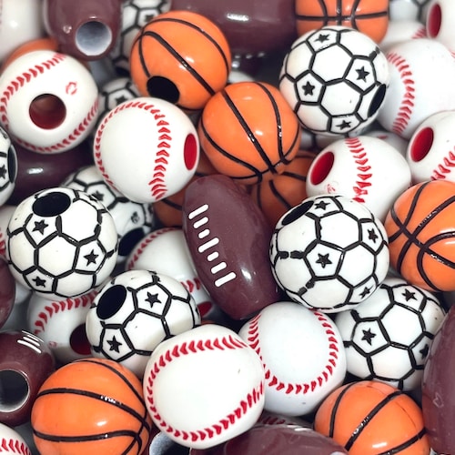 Sports Charms Ball Charms Soccer Ball Basketball Football - Etsy