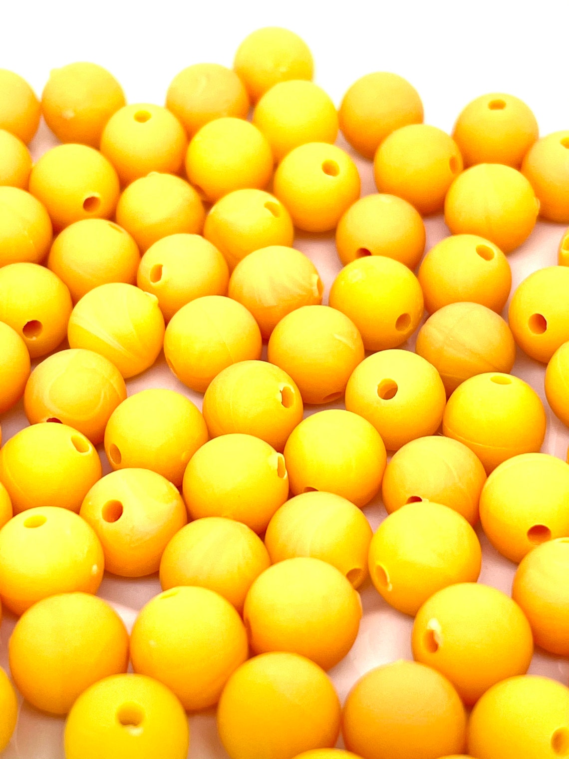 Orange Beads, Fruit Beads, Round Beads, Pastel Beads, DIY Supplies ...