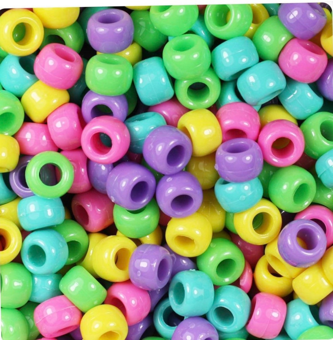 Candy Mix Kandi Beads, Pony Beads, Spacer Beads, Barrel Beads - Etsy